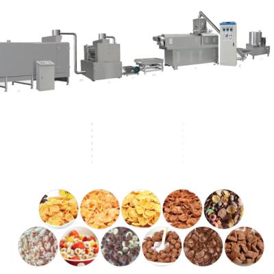 China Food Grade Corn Flake Production Line Twin Screw Extruder 350kg/H Capacity for sale