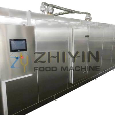 China Industrial IQF Fluidized Food Freezing Machine 100kg/h 380V Stainless Steel for sale
