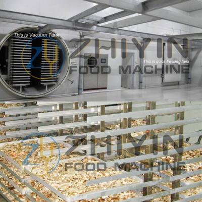 China Industrial Marshmallow Freeze Drying Machine PLC Control 100kg Batch 10m2 Shelf Area for sale