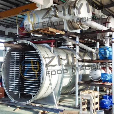 China SS304 Vacuum Freeze Fruit Dehydrating Machine 10-280 Tray Food Beverage Dryer for sale