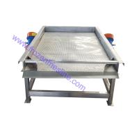 China Dewatering Vibrating Screen Sieve 300kg/H 380V 700mm Belt Width for sale