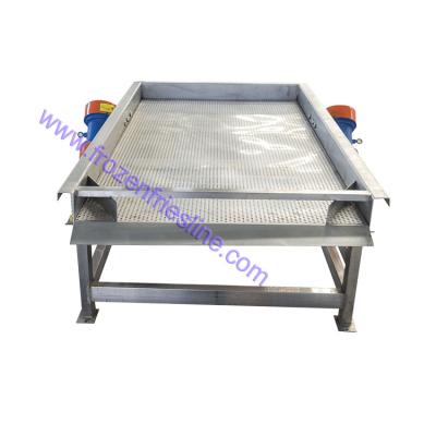 China Dewatering Vibrating Screen Sieve 300kg/H 380V 700mm Belt Width for sale