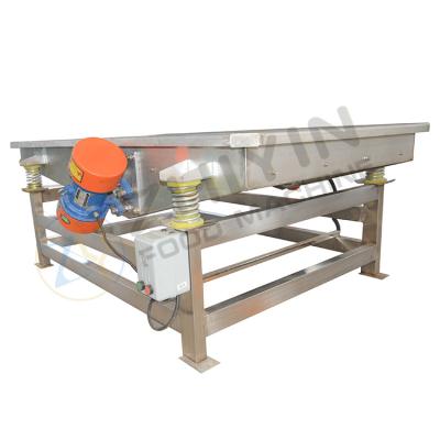 China SUS304 Stainless Steel Vibrating Deoiling Dryer 500kgH for French Fries Potato Chips for sale