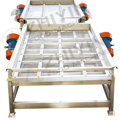 China Industrial Vibrating Drying Machine 700mm Belt Width 300-900kg/h for Fruit Vegetable Chips for sale
