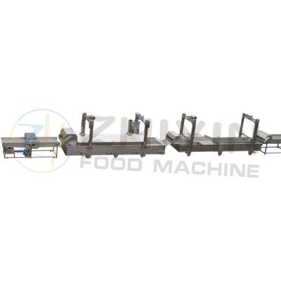 China 304 Stainless Steel Cassava Potato French Fries Production Line 380V 50Hz Adjustable Cutter for sale