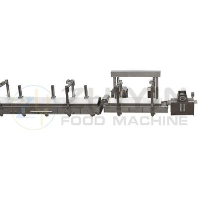 China Stainless Steel Frozen Fries Production Line 1000kg per Hour 7-20mm for sale
