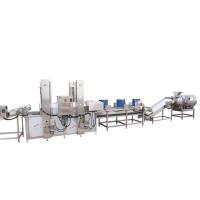 China PLC French Fries Potato Chips Production Line 100kg/H 380V Stainless Steel for sale