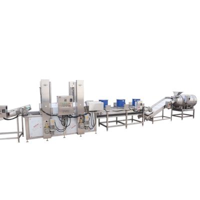 China PLC French Fries Potato Chips Production Line 100kg/H 380V Stainless Steel for sale