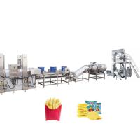 China SUS304 Fresh Potato Chips Production Line 2000kg/H External Heating for sale