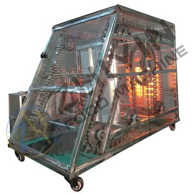 China Customized 104 Strings Hotel BBQ Restaurant Grill Machine LPG Heating 90W 35kg for sale