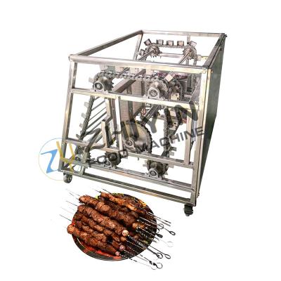 China Power Bank Powered Liquefied Gas Heating Automatic Barbecue Machine for sale