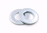 China DIN125A Grade A Heavy Duty Flat Washer Mild Steel 4mm-48mm Zinc Plated for sale