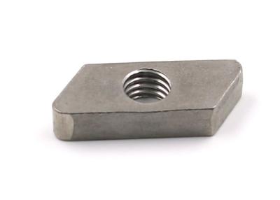 China Stainless Steel A2 Square Nut M8 22x12x6 for Furniture Industrial Use for sale