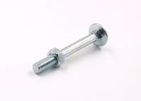 China Galvanized DIN603 Grade 4.8 Round Head Cup Square Steel Carriage Bolt with DIN555 Hex Nut 5mm-20mm for sale