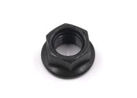 China Grade 8 Steel Hex Flange Nut M10x1.25 Black Plain Finish for Automotive Use for sale