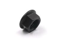 China Grade 8 Steel Hex Flange Nut M10x1.25 Black Plain Finish for Automotive Use for sale