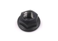China DIN6926 Grade 10 Black Steel Prevailing Torque Hexagon Nuts M10 for Automotive Use for sale