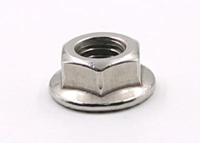 China Stainless Steel A2 M3-M24 DIN6923 Hex Flange Nuts with Serrations for sale