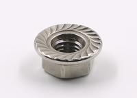 China Stainless Steel A2 M3-M24 DIN6923 Hex Flange Nuts with Serrations for sale