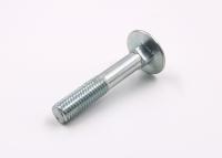 China DIN603 Grade 4.8 Galvanized Carriage Bolts M5-M20 15mm-300mm Length Industrial Fasteners for sale