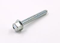 China Galvanized Hardened Indented Hexagon Flange Head  Self Tapping Screws with Cone Point for sale