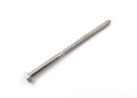 China A2 Stainless Steel Hex Head Wood Screws DIN571 4mm-20mm for Interior Decoration for sale