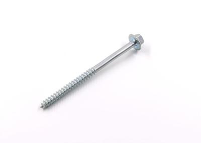 China Zinc Plated Q195 Steel Hex Flange Head Wood Screws 4mm-20mm for Construction for sale