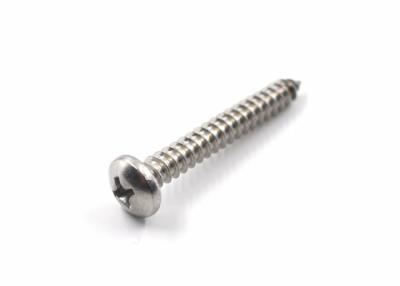 China Stainless Steel Self Tapping Screws DIN7981 Cross Recessed Pan Head 2.2-6.3mm 10-80mm for sale