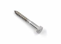 China Stainless Steel A2 Hex Head Lag Screws for Wooden Structures Installation for sale