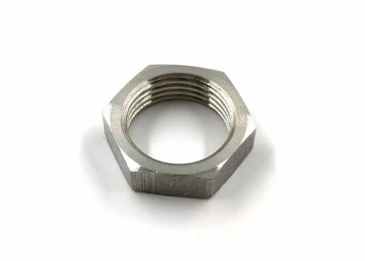 China Thin Stainless Steel Hex Nut M20 Galvanized A2 AISI304 High Accuracy Custom Machined for sale