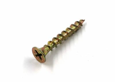 China Bugle Head Self Tapping Drywall Screws Coarse Thread C1022 Steel 2.9mm-6.3mm Yellow Zinc Plated for sale