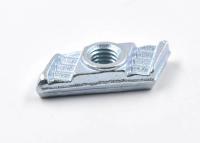 China Custom Made Mild Steel M8 Square Nut Cold Forged For Channel Steel Frames for sale
