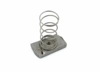 China Plain Fastener Nuts Stainless Steel Spring Nuts Assembled With Aluminum Extrusion Profiles for sale