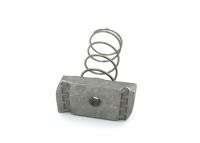 China Plain Fastener Nuts Stainless Steel Spring Nuts Assembled With Aluminum Extrusion Profiles for sale