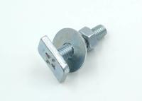 China Galavanized Mild Steel Square Head Bolts with Hex Nuts and Flat Washers for sale