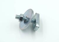 China Galavanized Mild Steel Square Head Bolts with Hex Nuts and Flat Washers for sale
