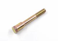 China Yellow Zinc Plated Hex Bolts M8x60mm Grade 8.8 SAE1035 Steel Round Neck Custom for sale