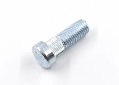 China ASME Grade 2 Cylindrical Head Screws M10 x 40mm Zinc Plated Straight Knurls for sale