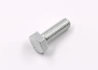 China Galvanized Hex Head Cap Screw Grade 8.8 DIN933 Steel Structure Full Thread Bolt for sale
