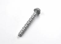 China Hardened Indented Serrated Hex Flange Head Concrete Screws 12mm x 110mm Mechanical Galvanized for sale