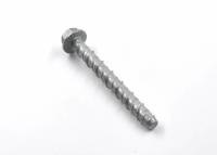 China Hardened Indented Serrated Hex Flange Head Concrete Screws 12mm x 110mm Mechanical Galvanized for sale
