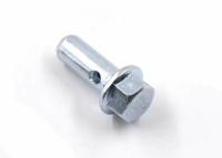 China Mild Steel Hex Flange Head Pin with Positioning Hole Zinc Plated Custom Sizes for sale