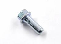 China Mild Steel Hex Flange Head Pin with Positioning Hole Zinc Plated Custom Sizes for sale