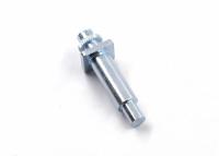 China Galvanized Custom Made Steel Pins with Straight Knurls and Positioning End for sale