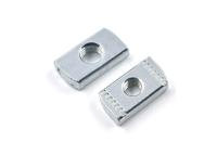 China Custom-made Galvanized Square Steel Nuts Used with Channel Steel channel nuts for sale