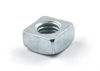China Galvanized Steel Square Nuts DIN557 M5-M20 Mild Steel ML08 Finish for sale