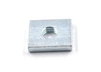 China Custom-made Galvanized Square Mild Steel Nuts M6 carbon steel nuts for sale