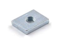 China Custom-made Galvanized Square Mild Steel Nuts M6 carbon steel nuts for sale