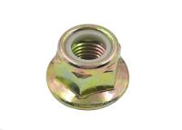 China Galvanized DIN6926 Prevailing Torque Hexagon Flange Nut with Nylon Inserts Grade 10 for sale