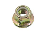 China Galvanized DIN6926 Prevailing Torque Hexagon Flange Nut with Nylon Inserts Grade 10 for sale